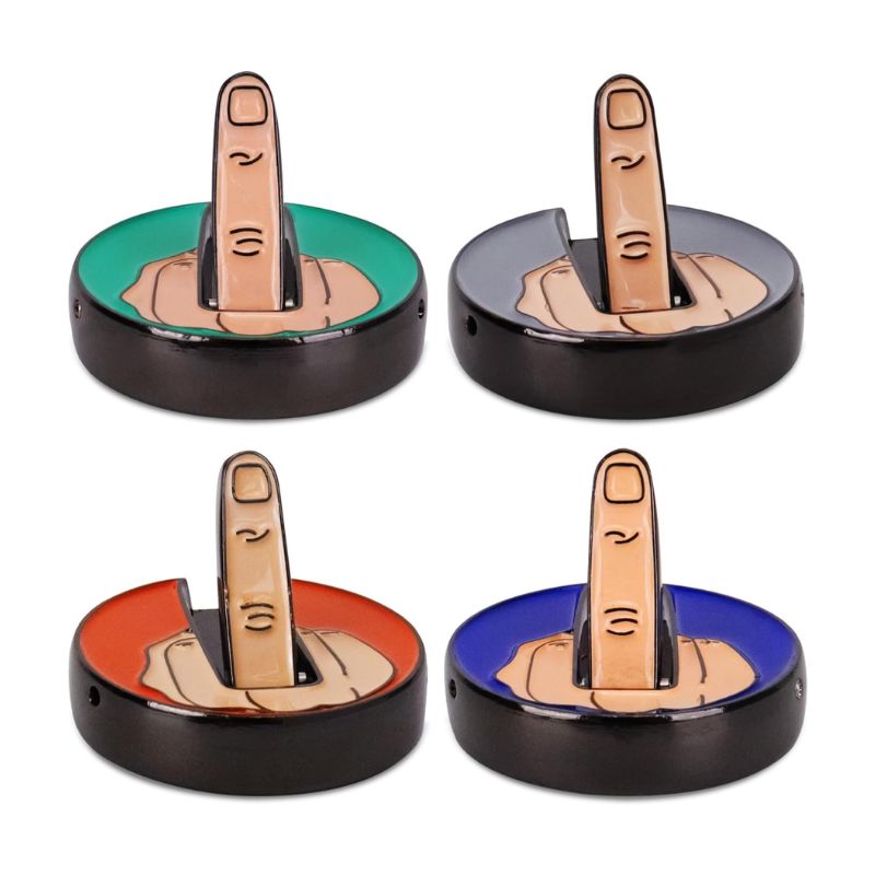 Ultimate Middle Finger Golf Ball Marker w/ Magnetic Hat Clip – Bubba Golf