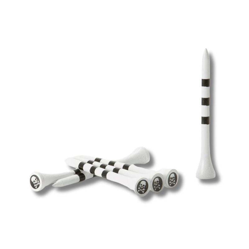 Skull - Special Edition White Wooden Tees – Bubba Golf