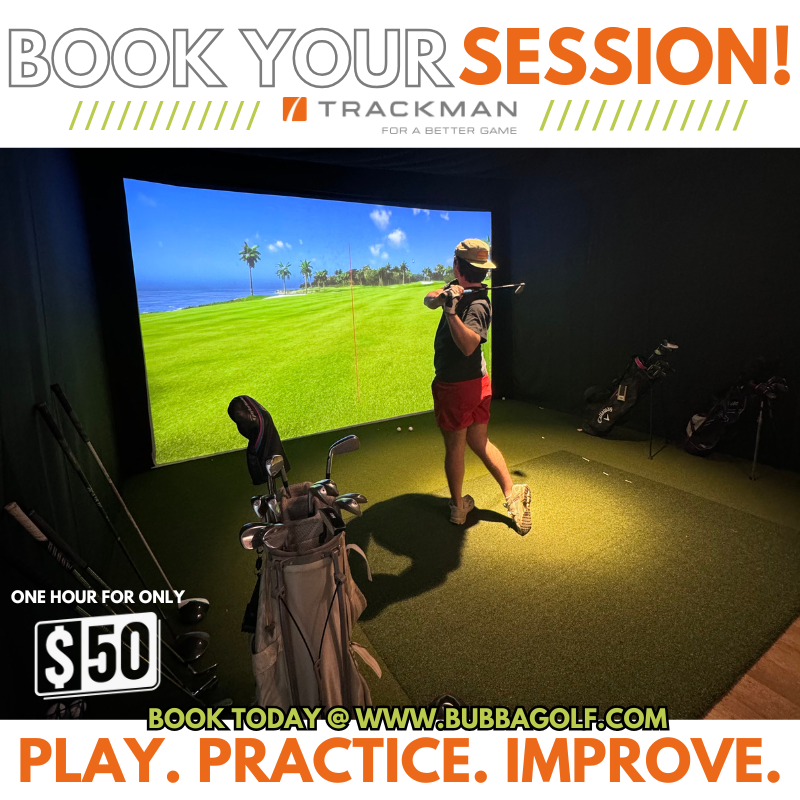 Trackman Simulator One Hour Session – Bubba Golf